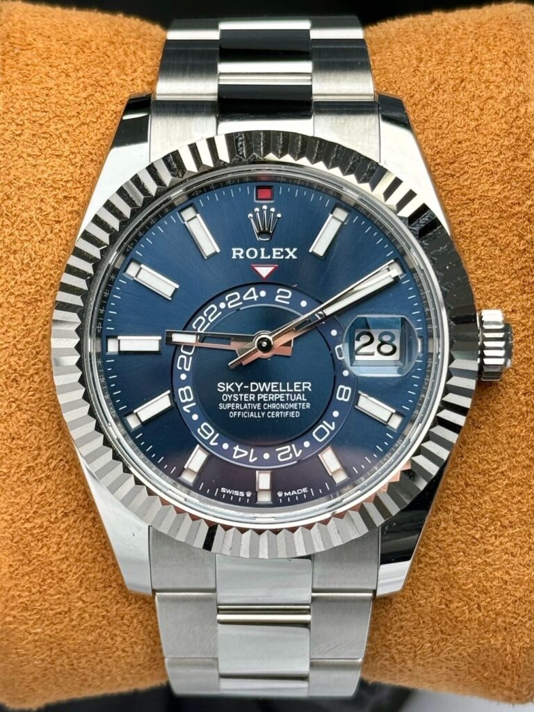 Rolex Sky-Dweller Oystersteel and White Gold Blue Dial 336934 (2024 ...