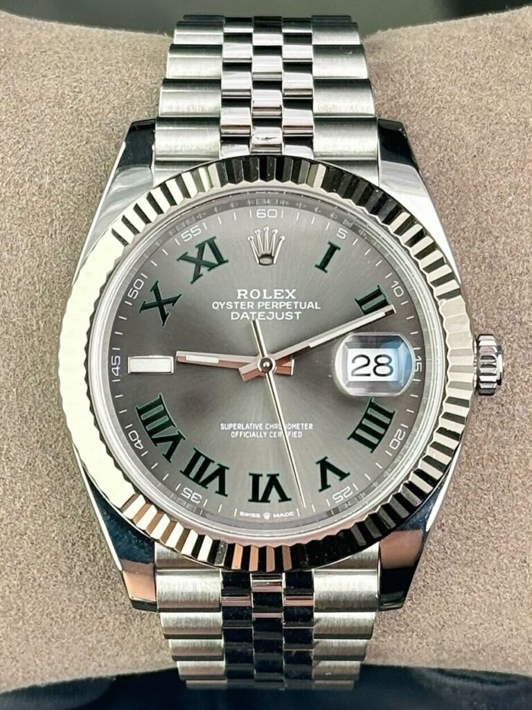 Rolex Datejust 41 Wimbledon Fluted Jubilee 126334 (2021 (41mm) - Watch ...