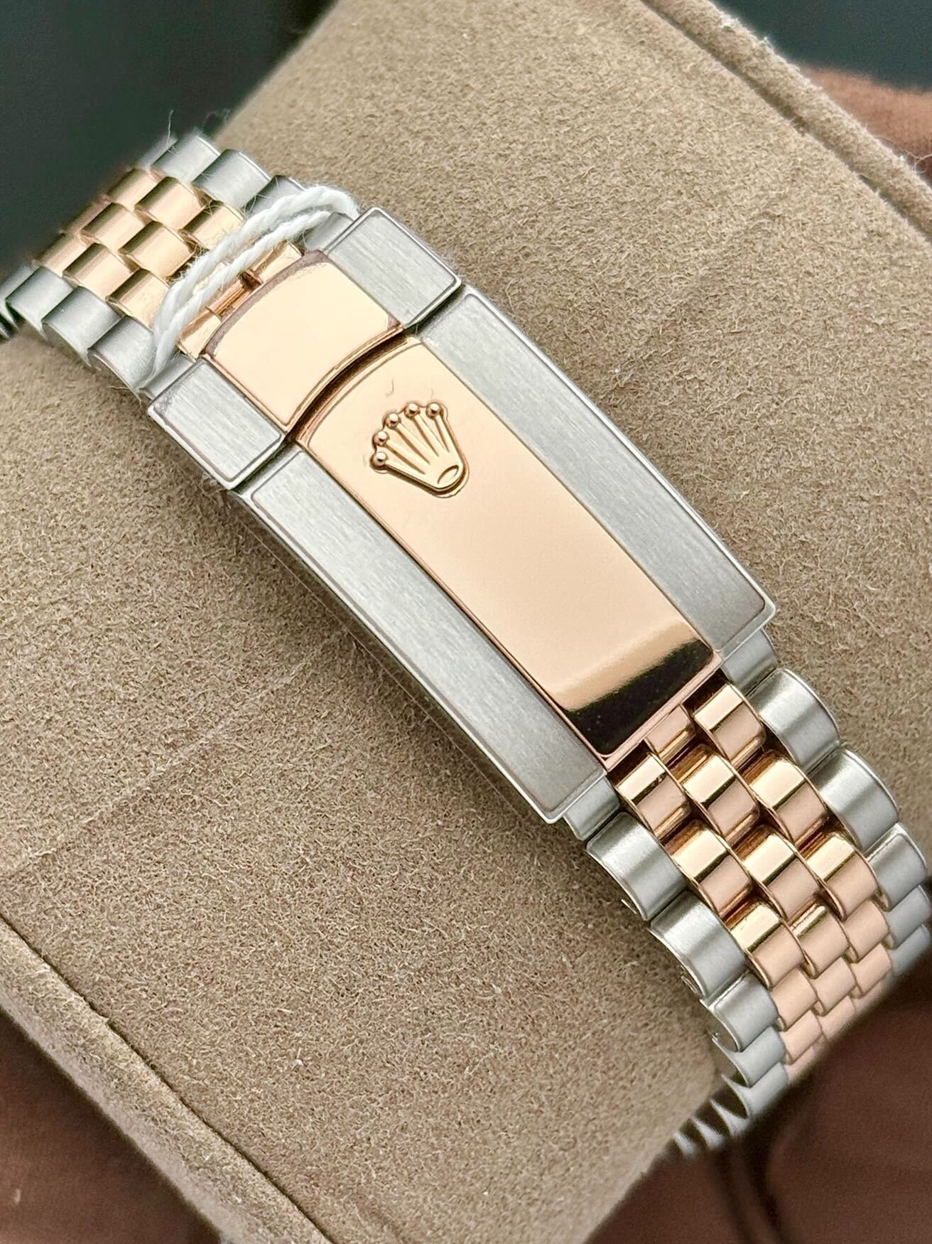 Rolex Datejust 41 Chocolate Diamond Dial Fluted Jubilee Rose Gold ...