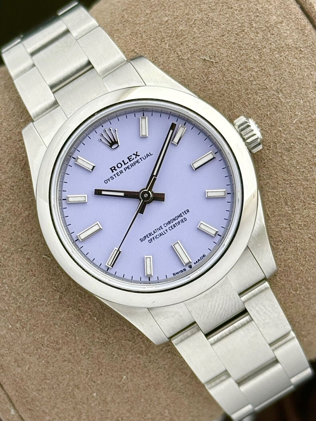 Rolex Oyster Perpetual 31 Lavender Dial Stainless Steel 277200 | 2025 ...