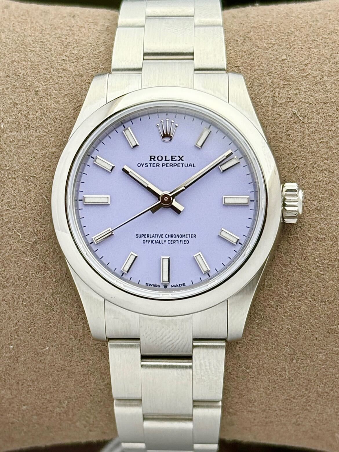 Rolex Oyster Perpetual 31 Lavender Dial Stainless Steel 277200 | 2025 ...